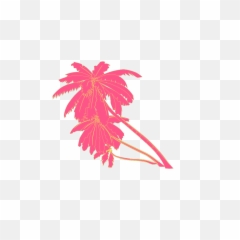 Pink Palm Tree Clip Art - Vector Clip Art Pink Palm Tree Png,Palm Trees ...