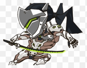 Download Hd Svg Free Stock Spray Vector - Genji Logo Png,Overwatch ...