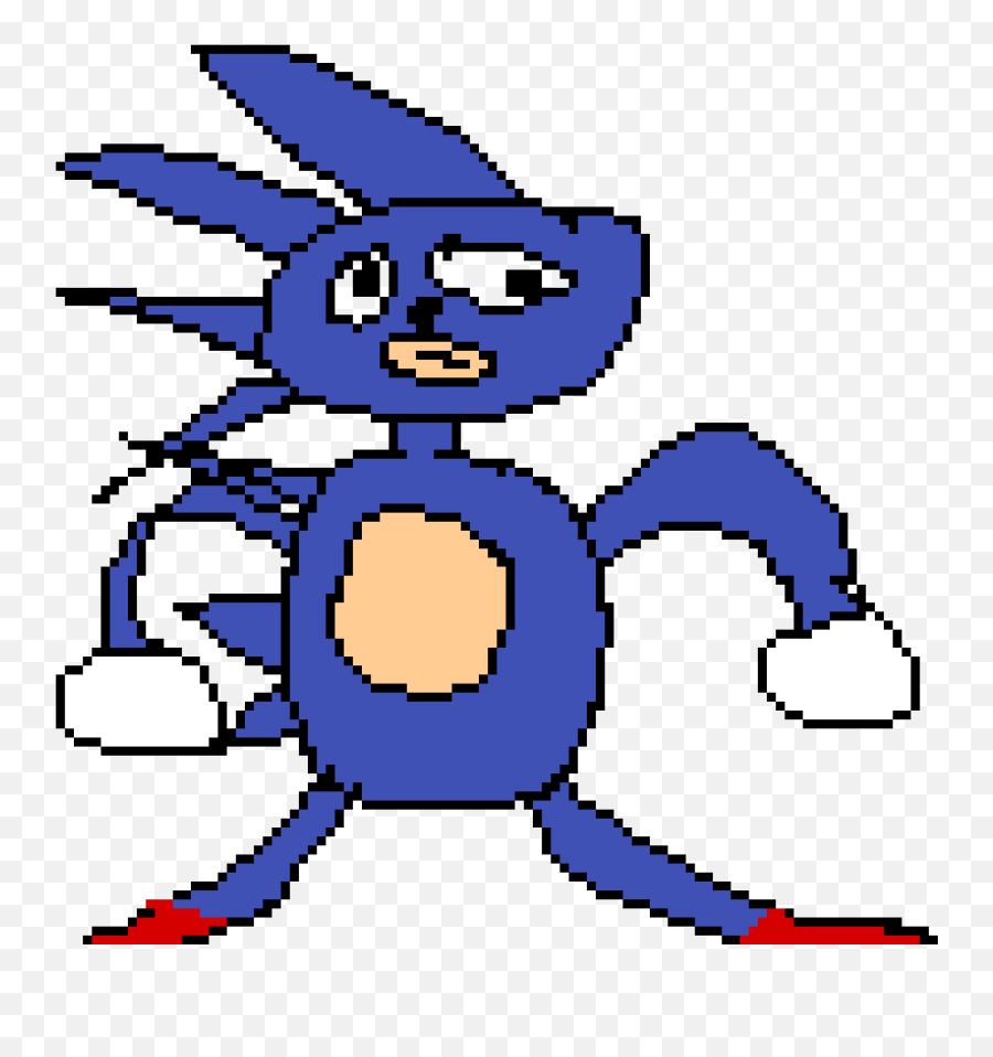 Pixilart - Sanc Hegehog By Bestaquath Cartoon Png,Sanic Png - free ...