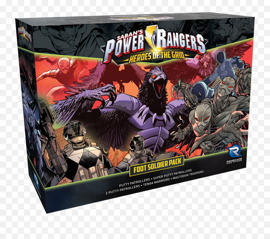 Power Rangers Foot Soldier Pack U2014 Renegade Game Studios Png Red ...