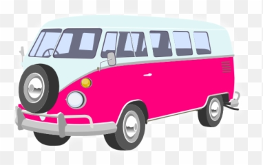 Pink Bus Clip Art - Vector Clip Art Online Pink Bus Clipart Png,Bus ...