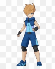 Pokemon Trainer - Pokemon Trainer Blue Fanart Png,Pokemon Trainer ...