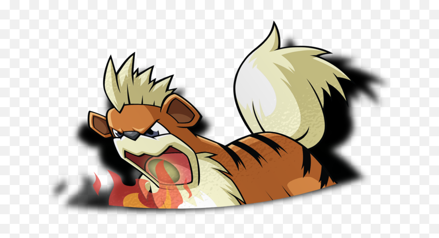 Growlithe Peeker Sticker - Cartoon Png,Growlithe Png - free transparent ...