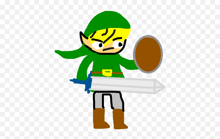 Link 2d Testing Tynker - Fictional Character Png,Toon Link Png - free ...