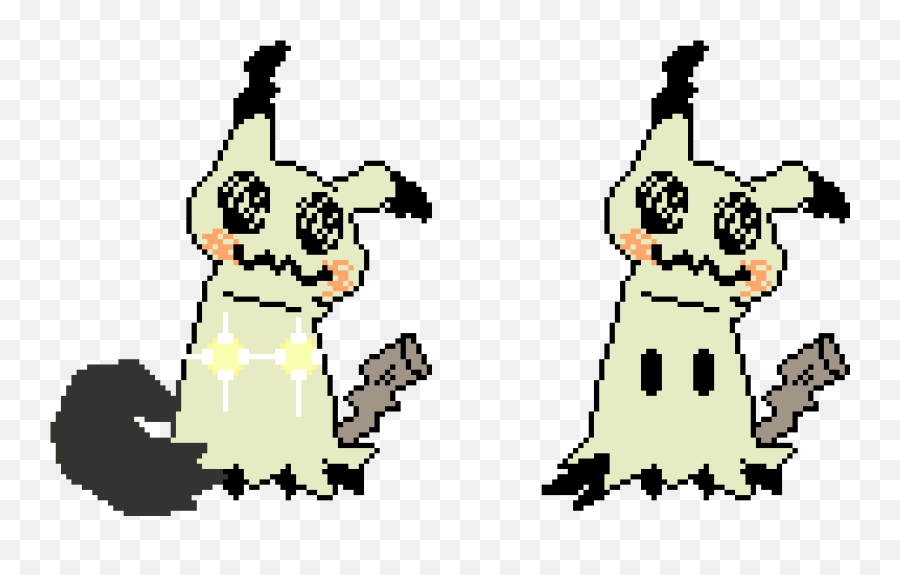 Mimikyu Pixel Art Maker - Cartoon Png,Mimikyu Png - free transparent ...