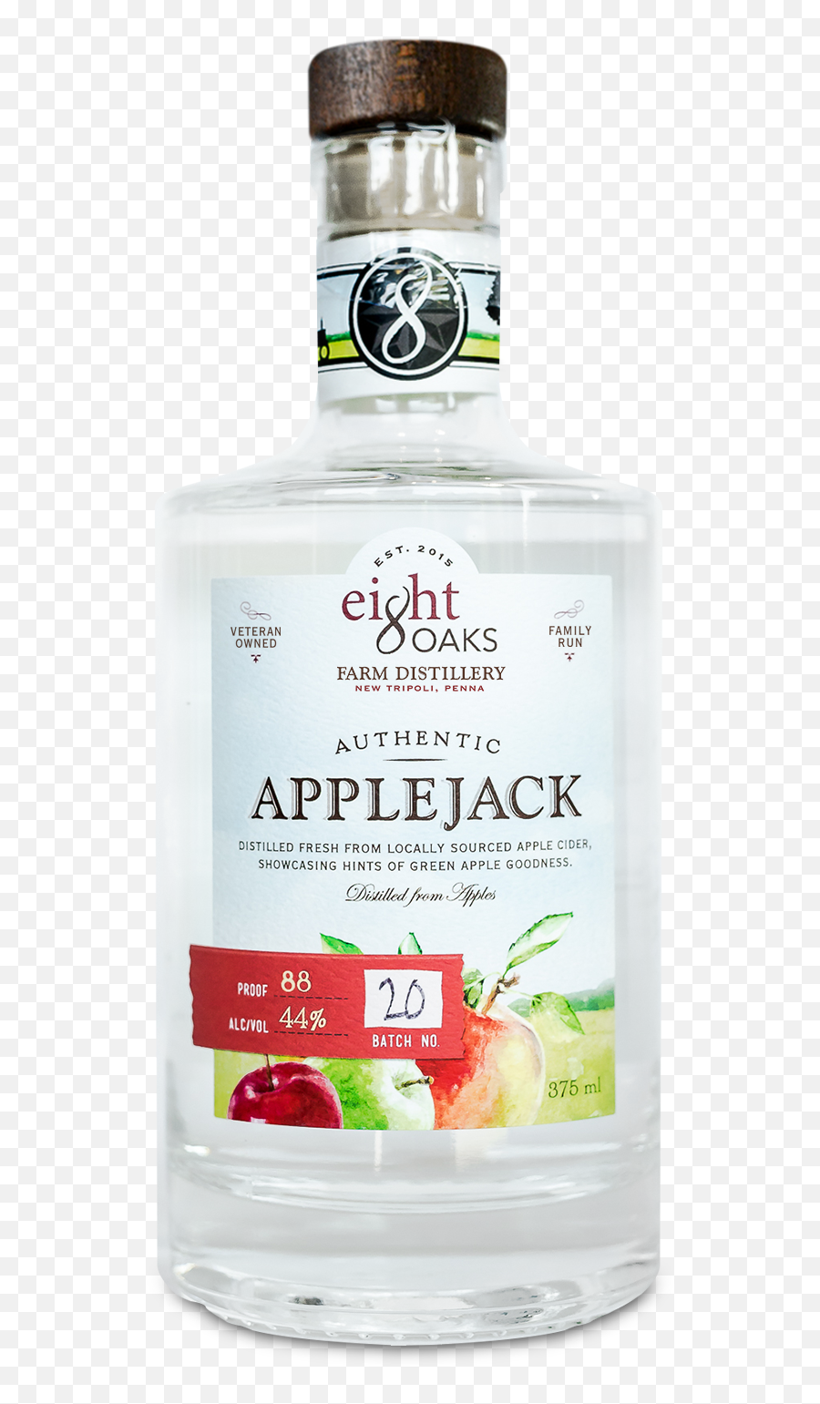 Authentic Apple Jack Eight Oaks Pennsylvania Distillery - Fresh Png ...