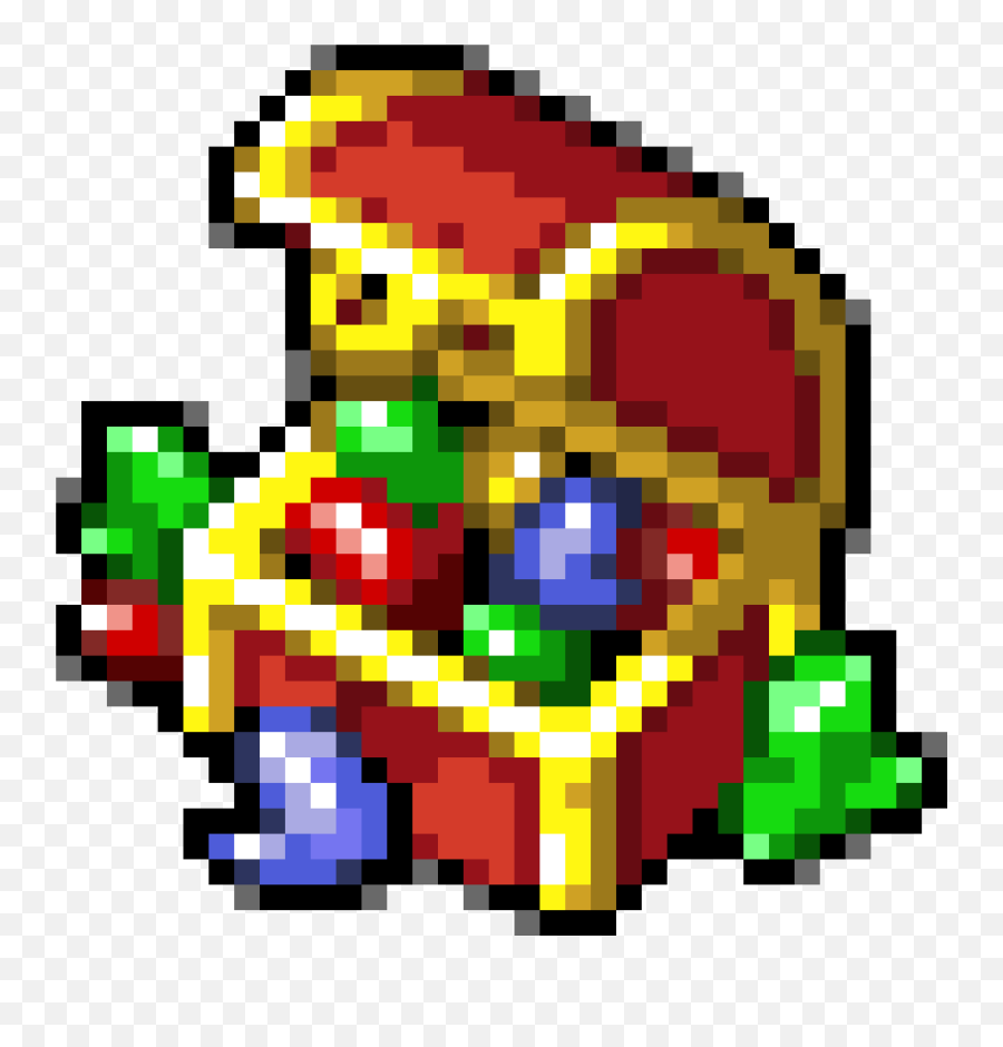 Treasure Chest Sprite Pixel Art Maker - Treasure Chest Pixel Png ...