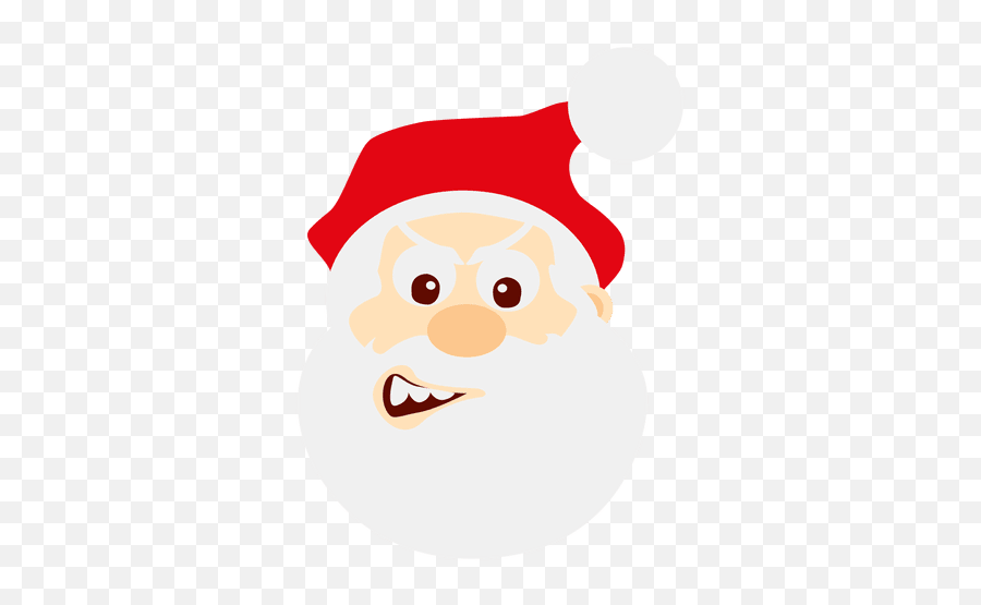 Wink Santa Face Cartoon - Transparent Png U0026 Svg Vector File Santa ...