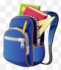 Black Backpack Clip Art - Back Pack Clip Art Black And White Png ...