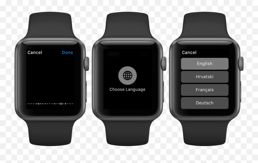 How To Change Dictation Language Series 3 Apple Watch Gif Png 