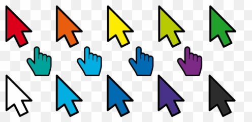 Hands And Gestures Hand Pointer Ui Interface Computer - Puntero Icono ...