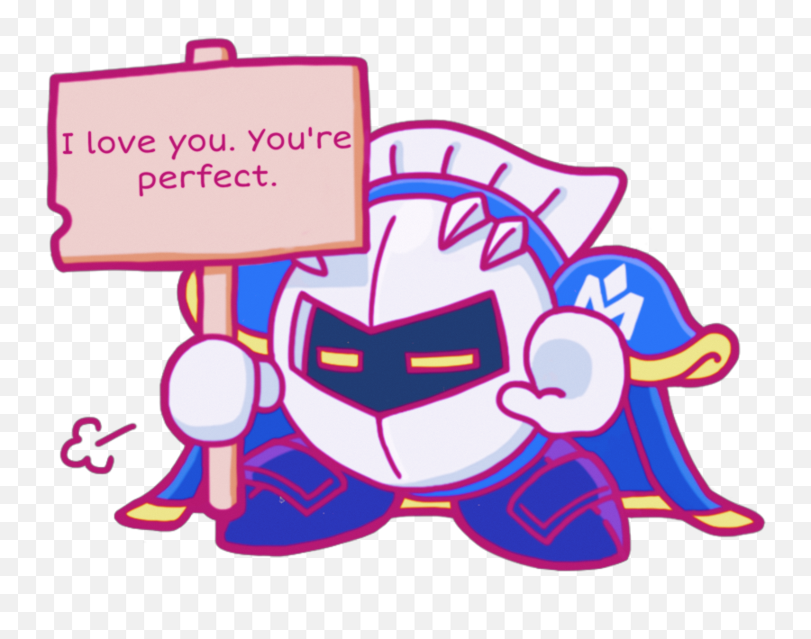 Freetoedit Metaknight Sticker By Sugarfreestudios - Wholesome Meta ...