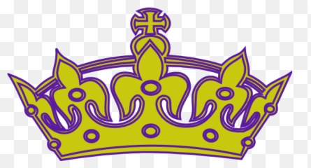 Gold Crown No Background Clipart - Gold Crown With Cross Png,Gold Crown ...