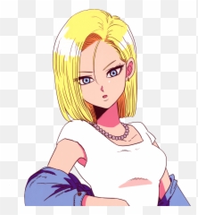 Android 18 Ripped Clothes - Krillin Android 18 Fanart Png,Android 18 ...