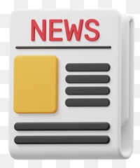 Red Newspaper 11 Icon - Free Red Newspaper Icons Orange Newspaper Icon ...