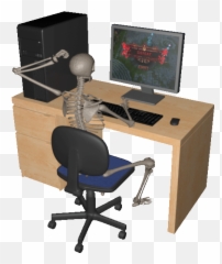 Download Skeleton Chair - Skeleton Rocking Chair Gif Full Skeleton ...