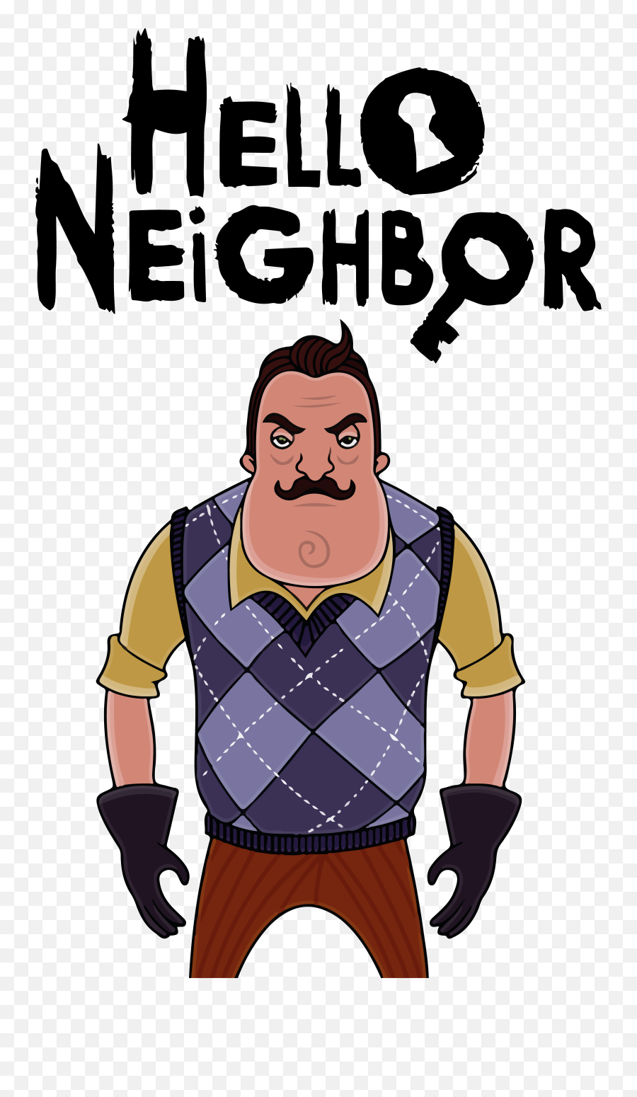 Hello Neighbor - Cartoon Png,Hello Neighbor Png - free transparent png ...