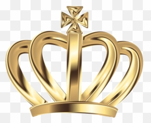 Gold Crown No Background Clipart - Gold Crown With Cross Png,Gold Crown ...