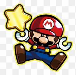 Red Star Mario - Super Smash Bros Mario Drawing Png,Mario Star Png ...