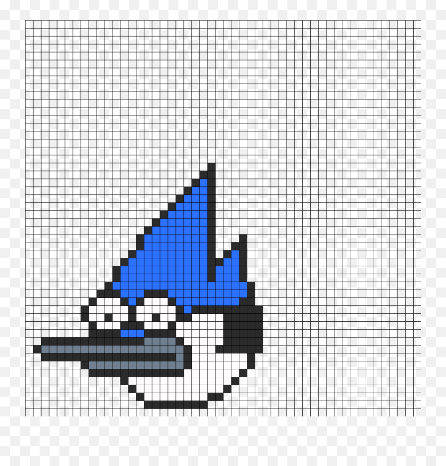 Regular Show Mordecai Perler Bead Pattern Sprites - Central City ...