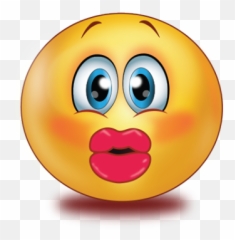 Emojis Cheek Kissing Emoji - Kiss On Cheek Emoji Png,Kiss Emoji Png ...