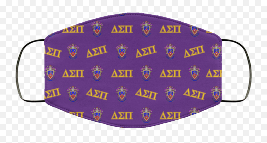 Delta Sigma Pi Face Mask U2014 Greeku - Samara Masks Png,Delta Sigma ...