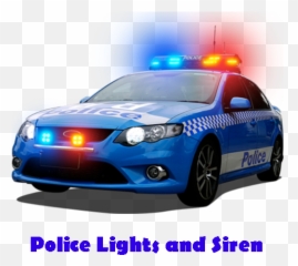 Side Runner - Police Car Side Lights Png,Police Lights Png - free ...