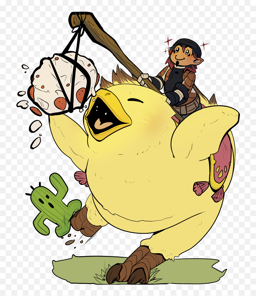 Fat Choooocobo - Fictional Character Png,Chocobo Png - free transparent ...