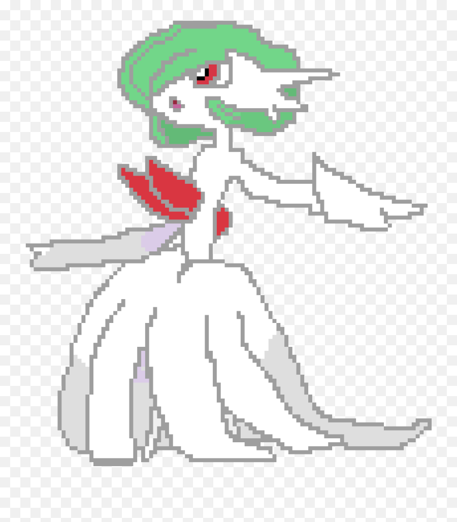 Mega Gardevoir Pixel Art Maker - Supernatural Creature Png,Gardevoir ...