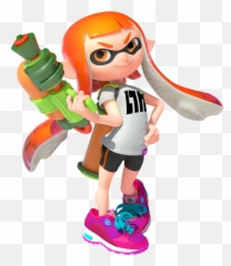 Inkling Squid Splatoon 2 Transparent - Splatoon Squid Super Jump Png ...