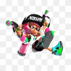Inkling Squid Splatoon 2 Transparent - Splatoon Squid Super Jump Png ...