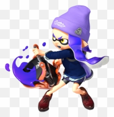 Inkling Squid Splatoon 2 Transparent - Splatoon Squid Super Jump Png ...