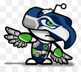 Seahawk Logo Png 4 Image - Seatlle Seahawks Logo Transparent,Seahawk ...