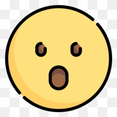 53814121 - U003eu003e Anime Shocked Face Transparent Full Size Shock ...