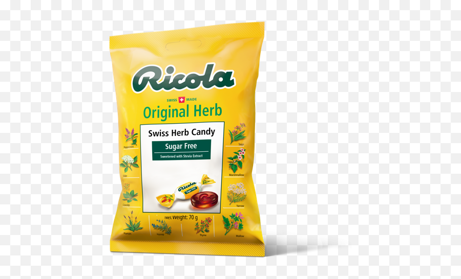 Quality Products Made From Swiss Herbs Ricola - Ricola Candy Png,Herbs ...