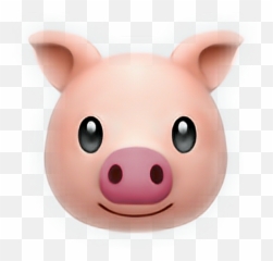 Pig Emoji Clipart - Transparent Pig Icon Png,Pig Emoji Png - free ...