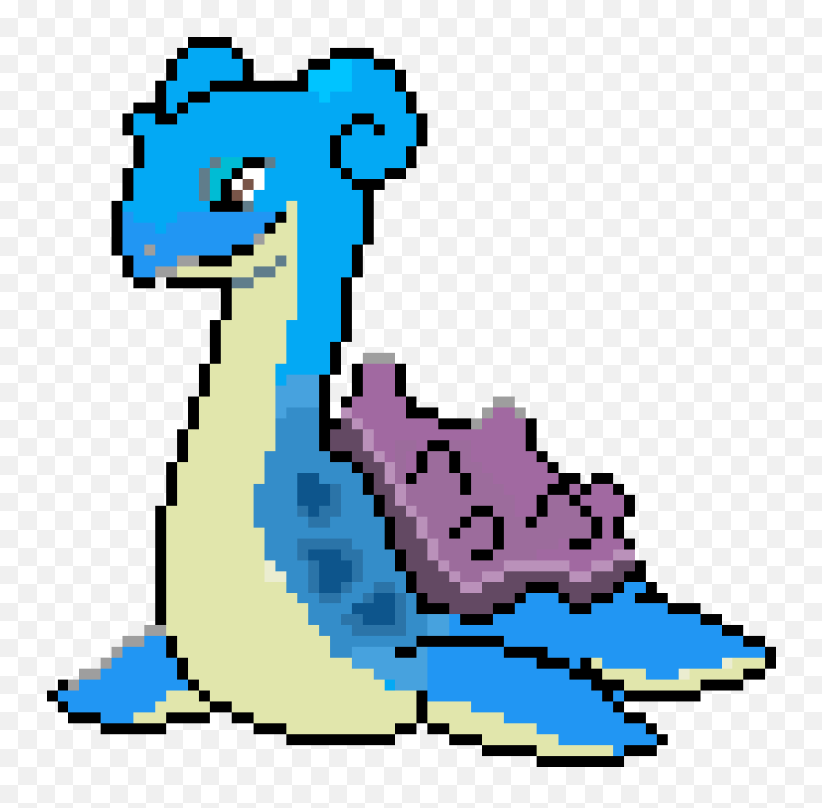 Pixilart - Lapras By Anonymous Transparent Pokemon Sprite Png,Lapras ...