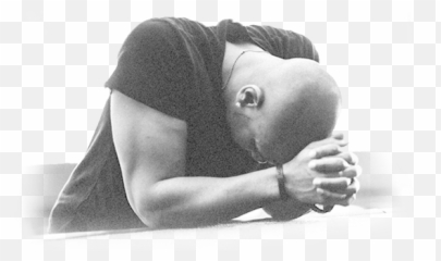 Png Image With Transparent Background - Black Praying Hands With Rosary ...