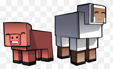Minecraft Pig Front View Transparent - Render Minecraft Png Mobs ...
