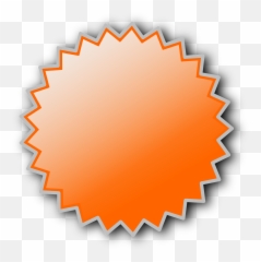 Orange Rosette Ribbon Png Clipart - Recognition Ribbon Award Design ...