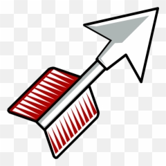 Double Red Arrow Doodle Transparent Png - Double Arrow Png Transparent ...