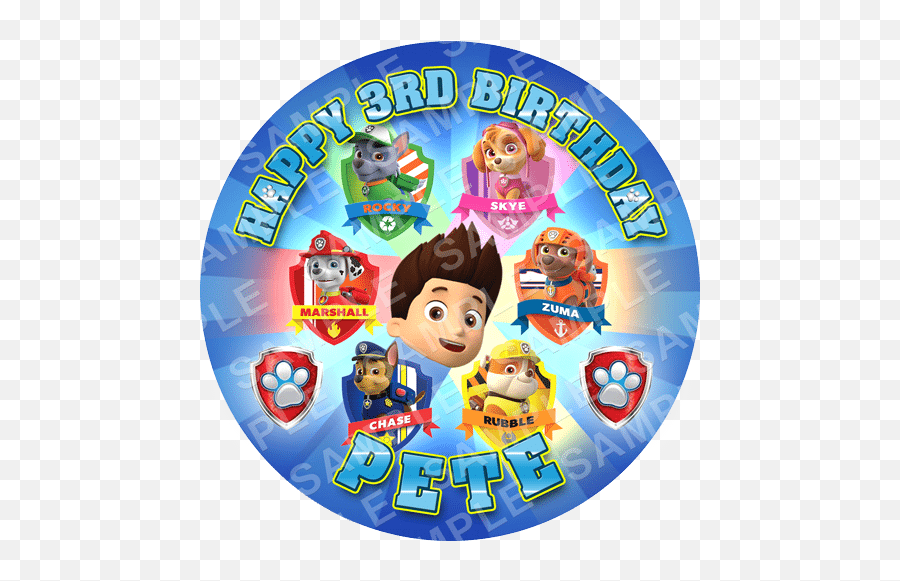 Paw Patrol - Wedding Cake Topper Png,Marshall Paw Patrol Png - free ...