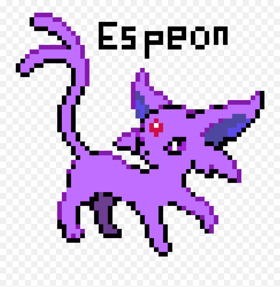 Espeon Pixel Art Maker - Espeon Sprite Png,Espeon Png - free ...