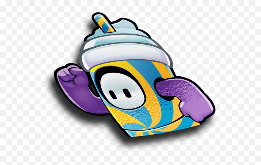 Purple Slurpee Fall Gais Sticker - Fictional Character Png,Slurpee Logo ...