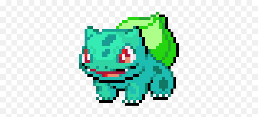 Bulbasaur Pixel Art Maker - Pokemon Bulbasaur Pixel Art Png,Bulbasaur ...