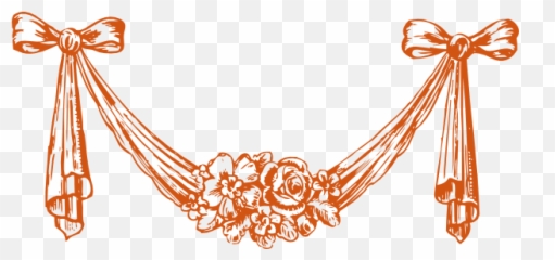 Orange Rosette Ribbon Png Clipart - Recognition Ribbon Award Design ...