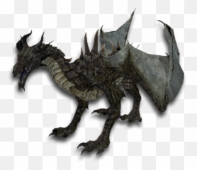 Alduin Statue From Skyrim Png Image - Skyrim Alduin Transparent ...