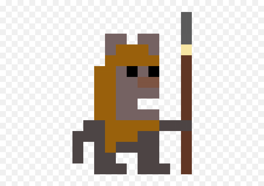 Pixilart - Ewok By Budstawudsta Marmot Png,Ewok Png - free transparent ...