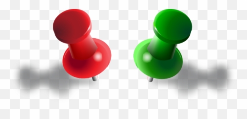 Thumbtack Transparent Png Clipart - Transparent Background Blue Push ...