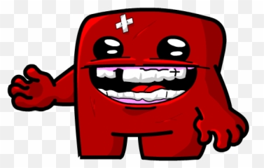 Super Meat Boy Transparent Png Image - Super Meat Boy Isaac,Super Meat ...